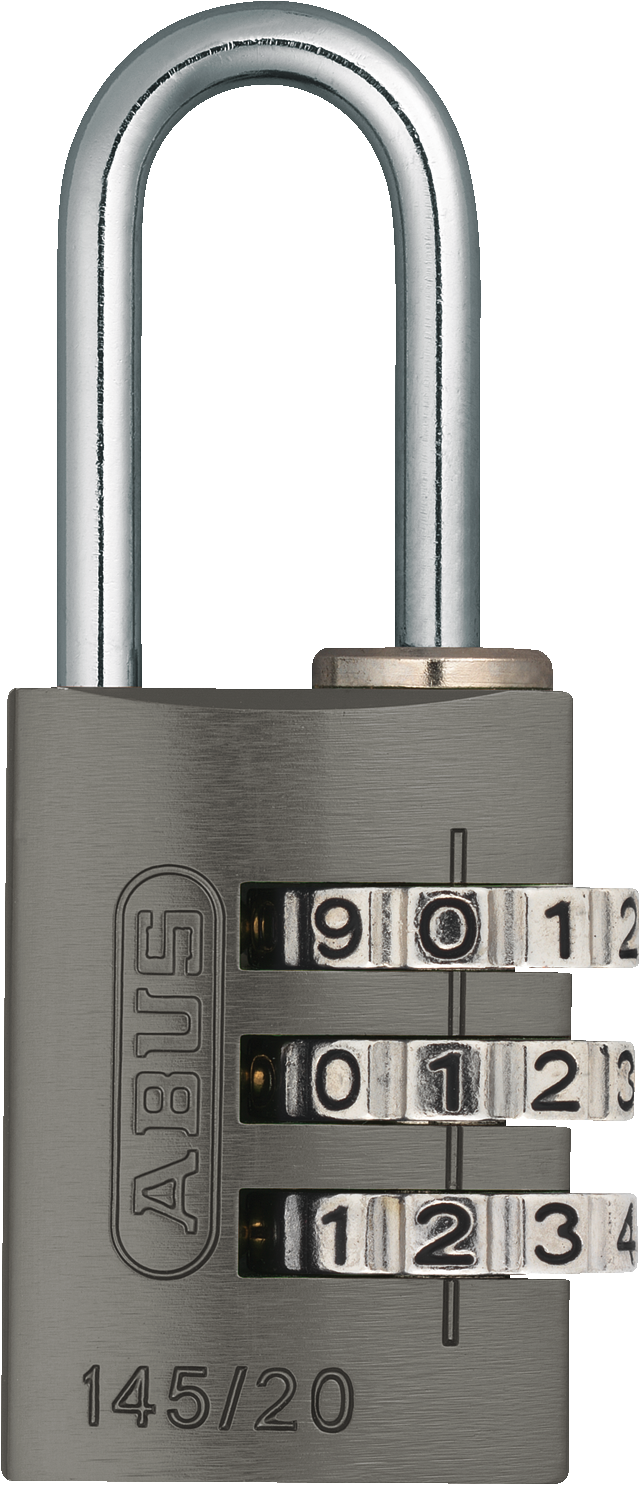 ABUS Combination Lock 145 /20 titanium