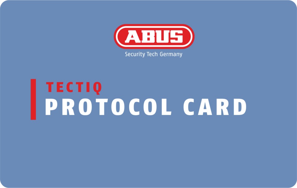 TECTIQ protocol card | Access control | ABUS