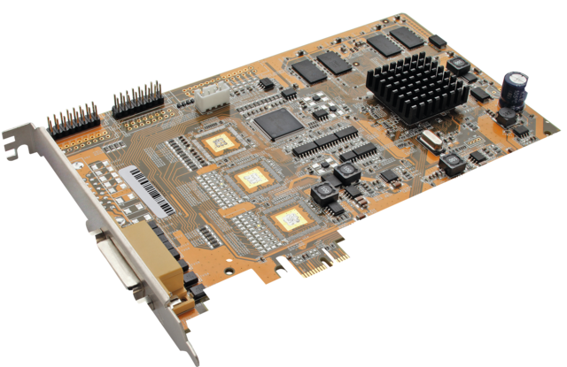 PCIe Video Surveillance Card 4ch @ 100 fps