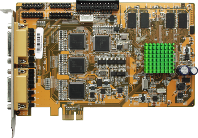 PCIe Cartes Vidéosurveillance 8ch @ 200 fps
