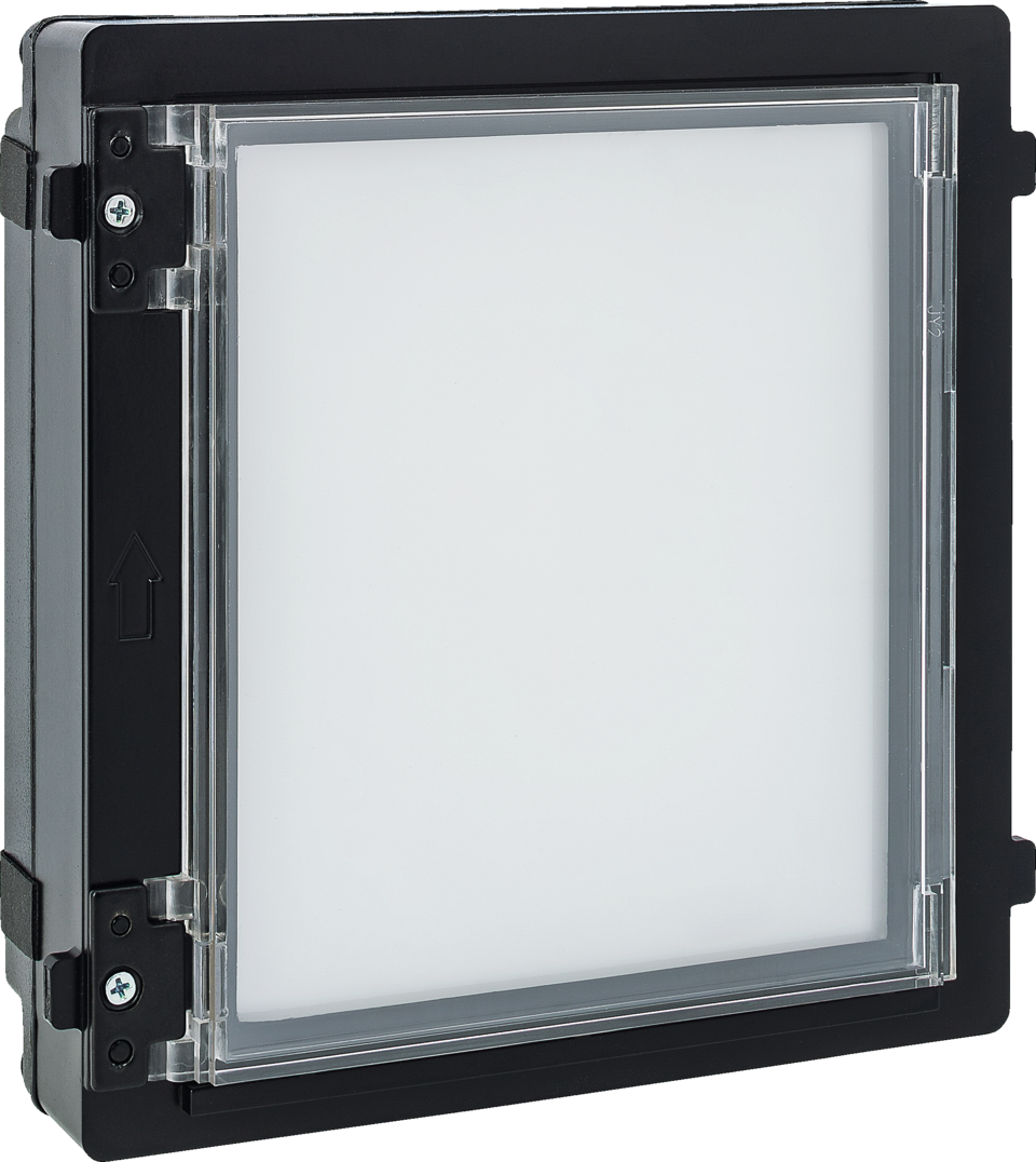 ModuVis Illuminated info module for video door intercom