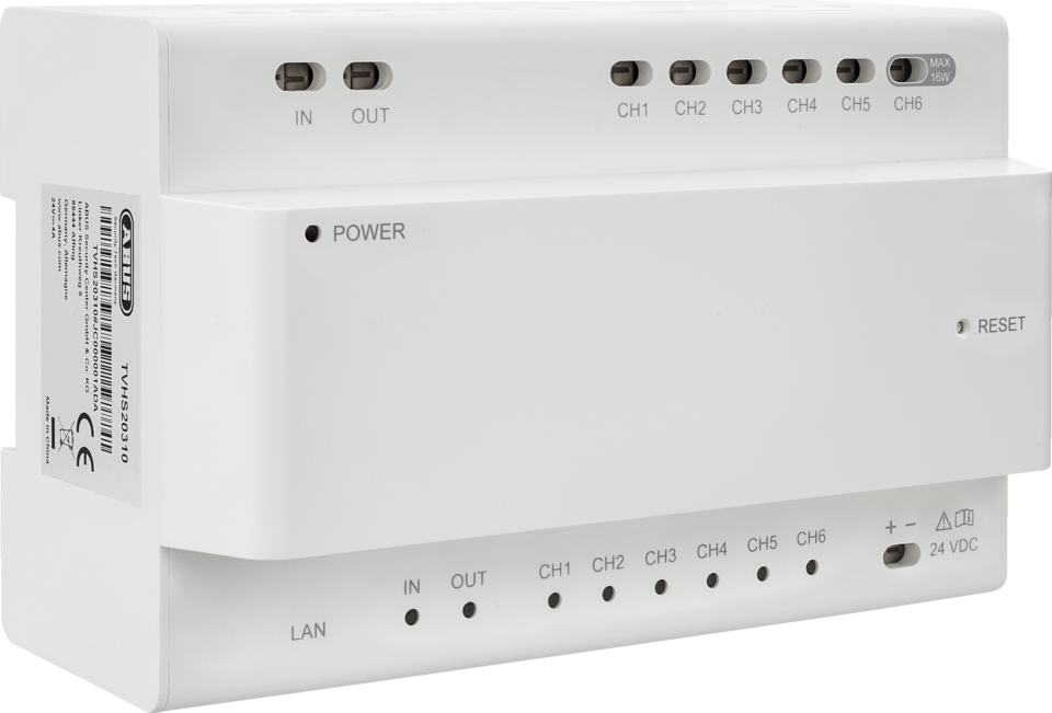 ModuVis 2-wire distributor: f. 2-wire video module/ monitor