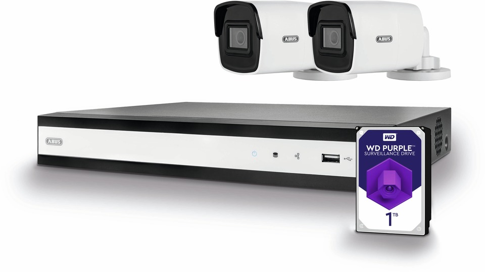 ABUS IP video surveillance 4-Channel complete set (TVVR36320T)