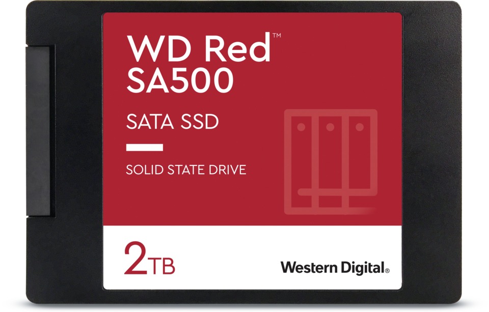 2 TB 2,5" SSD Hard Drive SATA WD Red